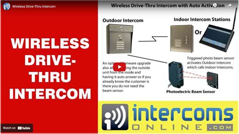 Wireless Drive Thru Intercom System