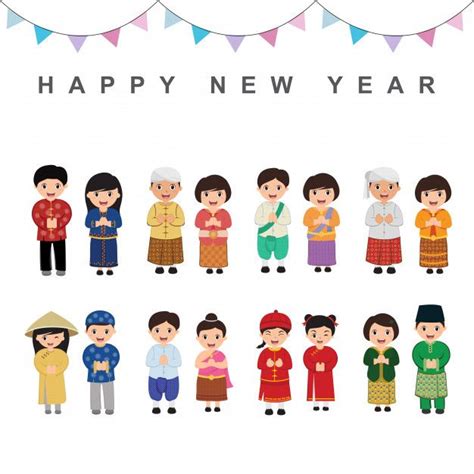 Malaysian People Clipart
