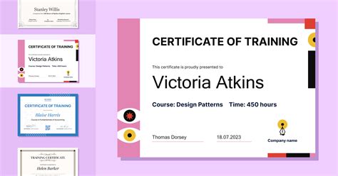 25 Free Training Certificate Templates To Use In 2025