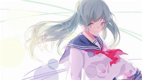 Wallpaper Illustration Anime Artwork Cartoon Black Hair Vocaloid