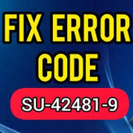 PS4 System Software Update Error SU 42481 9 Fixed PS4 Storage