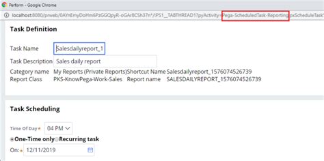 Report Scheduling In Pega MyKnowTech