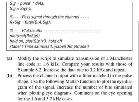 8 24 the following matlab script simulates the