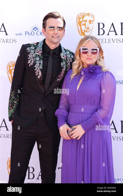 David Tennant And Georgia Moffett Attending The Bafta Tv Awards 2024