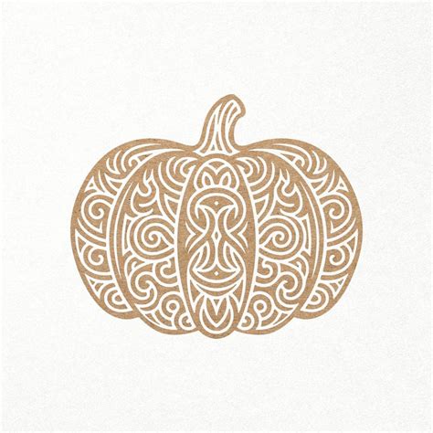 Pumpkin Mandala Etsy