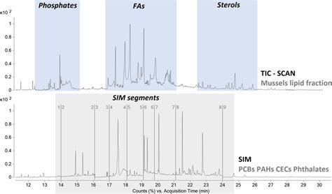 Py Gc Ms Chromatogram Obtained For The Mussels Spiked With The Standard