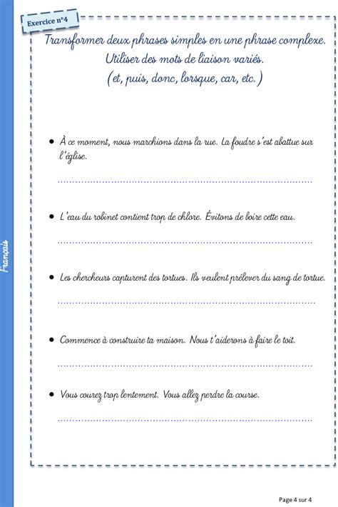 Ma 18 Lecon Phrase Simple Complexe