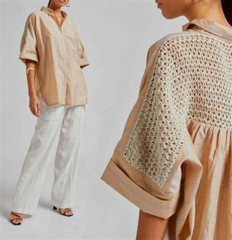 Одежда с вязаными вставками много фото Вязание ВТОРАЯ УЛИЦА Мода Выкройки Рукоделие