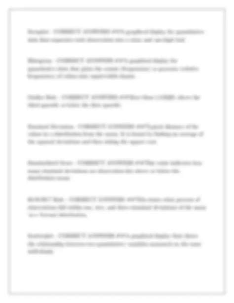 Ap Statistics Final Exam Review Key Concepts And Definitions Exams