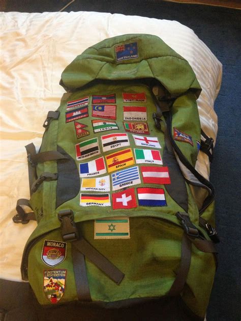 Sew Patches On To Your Backpack In Every Country You Go To If You Have