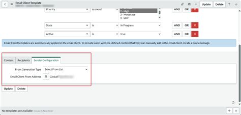 Email Client Template Sender Configuration Servicenow Community