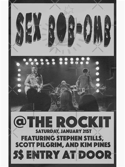 Sex Bob Omb Poster Poster For Sale By Cosmicdesign1 Redbubble