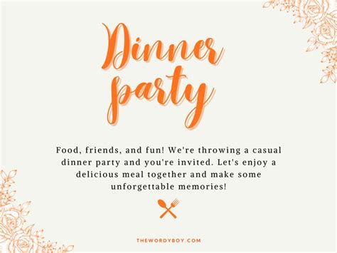 Party Invitation Food Wording At Anna Beyers Blog