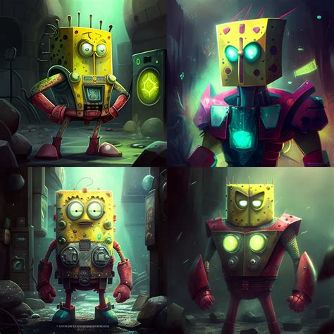 Free Printable Spongebob Robot  Cool Wallpaper