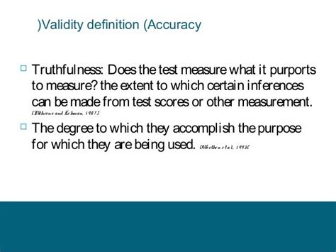 Importance Of Validity And Reliability In Assessment Hontheater