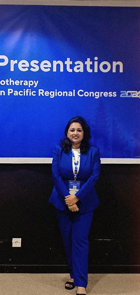 I Am Thrilled To Have Attended The World Physiotherapy Congress In Bali