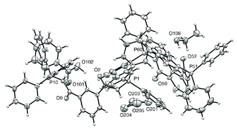 Molecular Structure Of 27 With Anisotropic Displacement Ellipsoids Download Scientific Diagram
