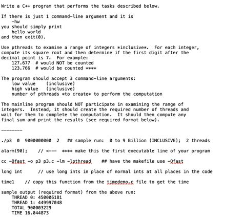 Help Need Related C Program In Threads Linux Chegg Com