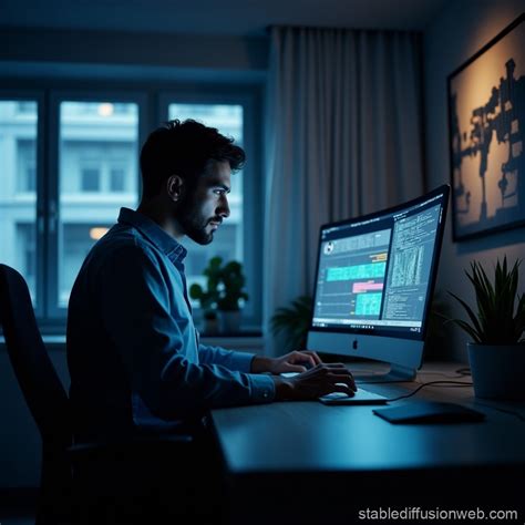 Software Engineer Working In Realistic Setting Stable Diffusion Online Software Engineer Working In Realistic Setting Stable Diffusion Online