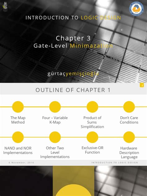 Chapter 3 Gate Level Minimization Pdf Logic Synthesis Logic Gate