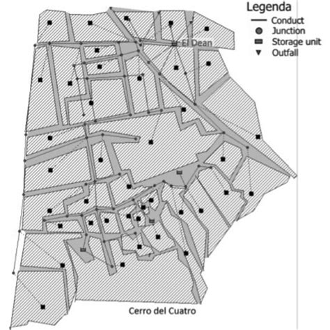 Epa Swmm Model Of Research Area Download Scientific Diagram