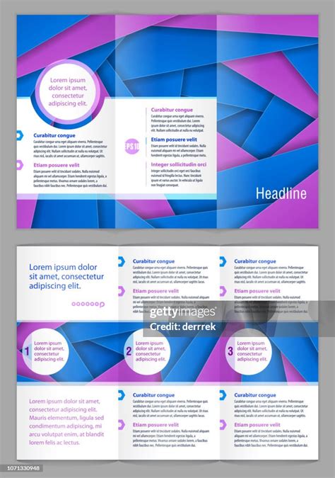 Leaflet Design Example High Res Vector Graphic Getty Images