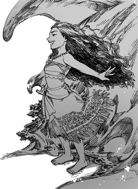 Moana Waialiki Moana Drawn By Sansinteiauto Danbooru