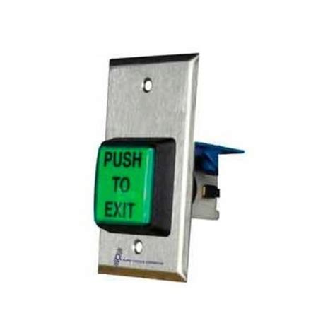 Alarm Controls Illuminated Request To Exit Button With Built In Timer TS 2T Zoro