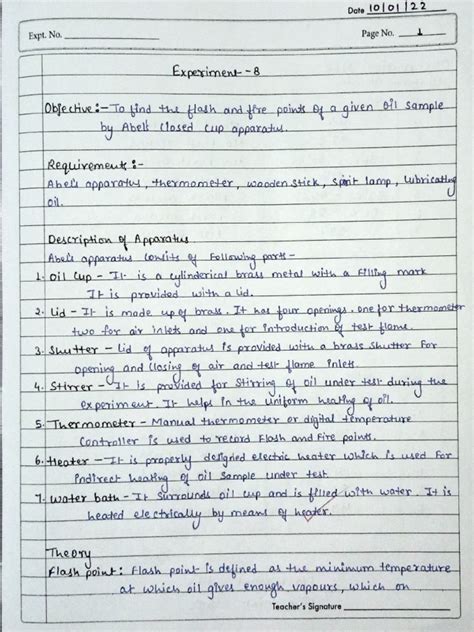 Chemistry Practical Sem 1 Pdf