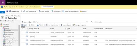 How To Create A Global Choice Global Option Set In Dynamics 365