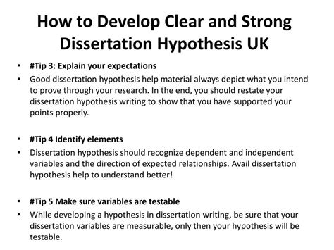 Ppt Get Online Dissertation Hypothesis Writing Help By Uk Experts Powerpoint Presentation Id