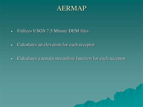 PPT AERMOD Modeling System PowerPoint Presentation Free Download ID 1352052