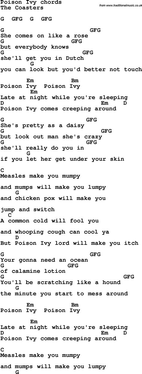 Poison Guitar Chords