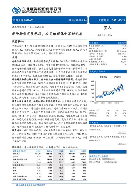中国太保（601601）：寿险转型发展承压，公司治理体制不断完善 洞见研报 行业报告