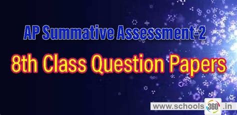 Ap Sa2 Cba3 8th Class Maths Question Papers 2025