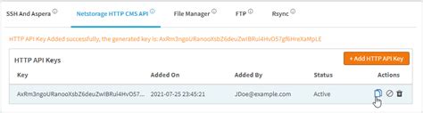 NetStorage Usage API