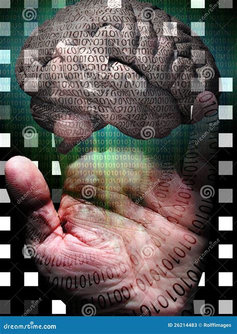Binary Won Hand Royalty Free Illustration 101548608