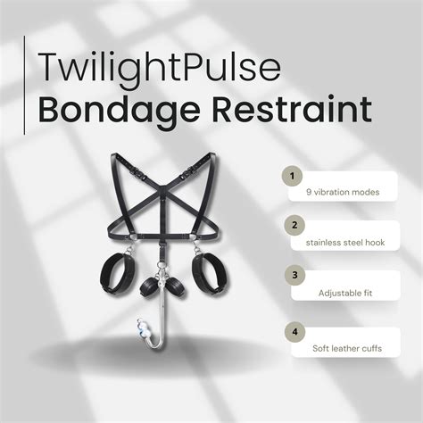 Twilightpulse Vibrating Anal Hook And Bondage Restraint Set After Dark Usa