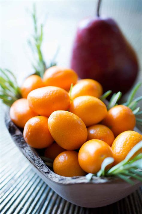 Sparkling Pear Kumquat Sangria • Sip Sanity