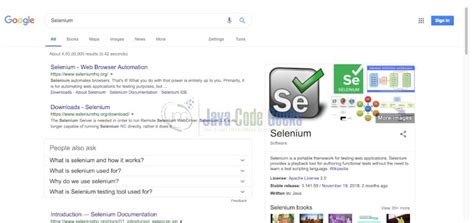Selenium Library Example Java Code Geeks