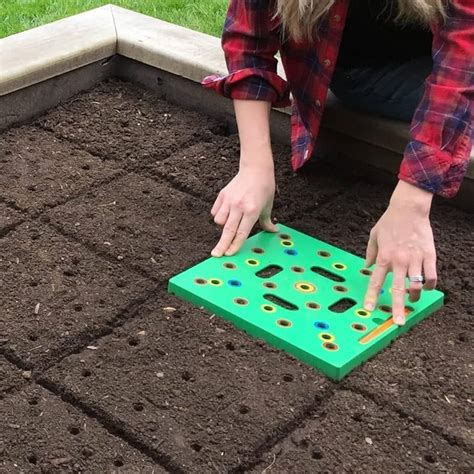Seeding Square Precision Seed And Seedling Garden Spacer Tool The