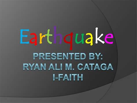 Earthquake Preparedness Ppt Pptx