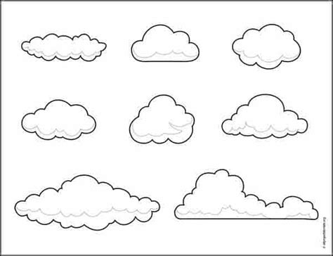 How To Draw Black Clouds