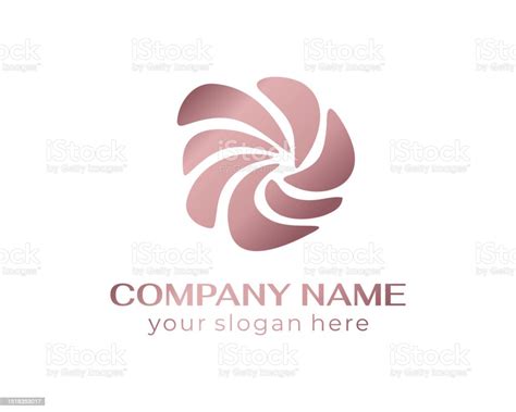 둥근 나선형 소용돌이치는 우아한 직물의 파도 독특한 럭셔리 디자인 패션 스튜디오 부티크 스파 센터를 만들기위한 템플릿 0명에