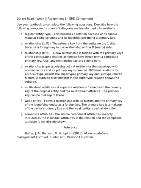 week 3 assignment 1 erd components pdf