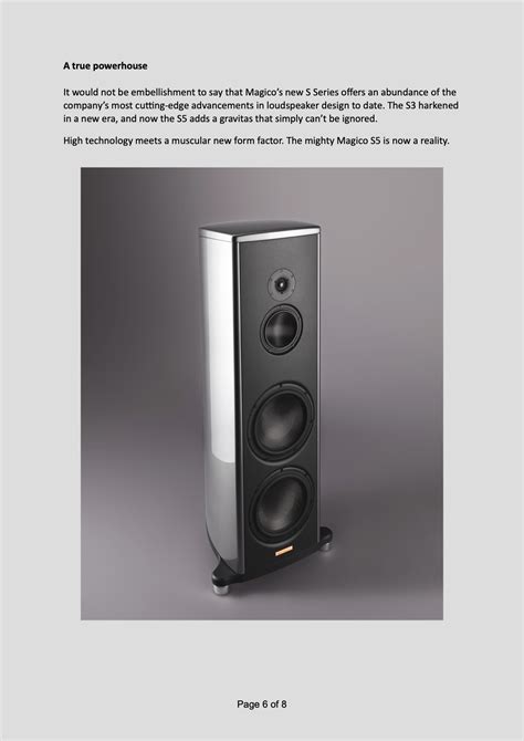 Magico S5 2024 Pr — Magico Loudspeakers
