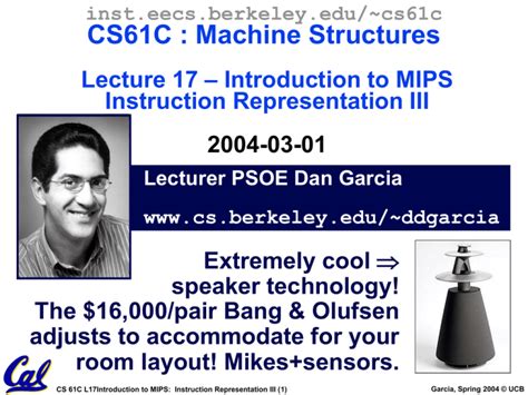 Cs61c Machine Structures
