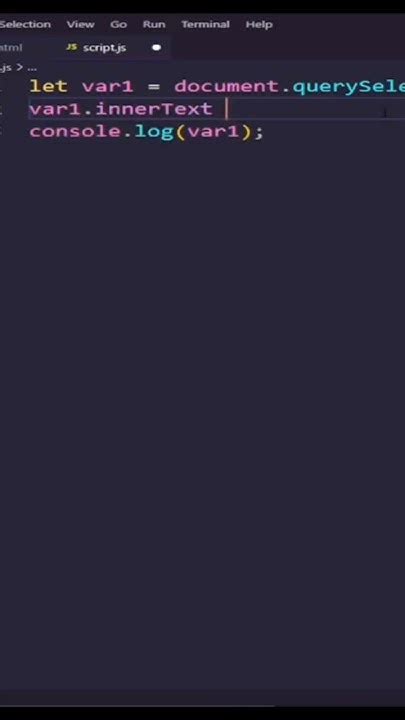 Javascript Documentqueryselector Method Shorts Youtube