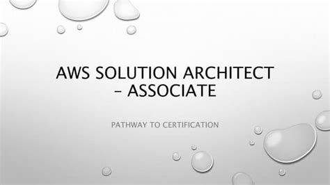 Aws Solution Architect Associate 2018 Notes Pptx