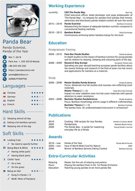 Modern Cv Latex Liffe Curriculum Vitae